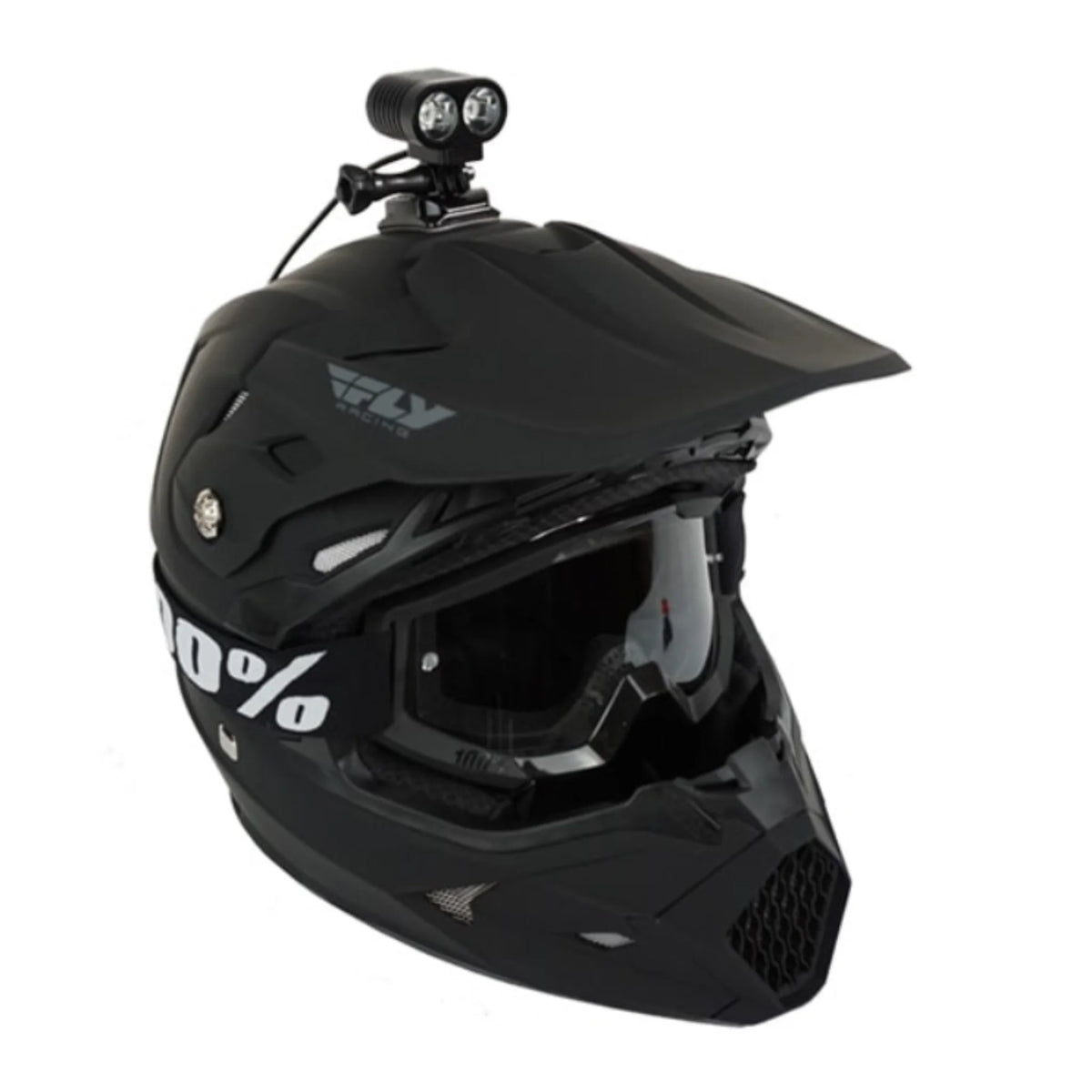 Oxbow Gear Voyager Dirt Bike Helmet Light Kit - Two Batteries– Carbon ...